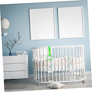 ibasenice 1 Pair Baby Items Baby playpen Baby Bed Cribs cot pp Baby Crib Hanging Rings Pull Rings for Baby Crib Rings for Infant Crib playpen Pull up Rings Baby Balance Exercise Ring Toddler