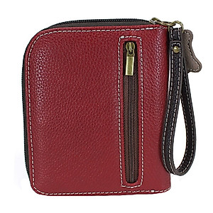 Chala Pug Zip-Around Wristlet Wallet, Pug Mom Gift