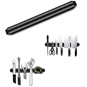 Magnetic Knife Strips,Magnetic Knife Holder Magnetic Bar for knives Tools, Knife Rack, Knife Strip, Kitchen Utensil Holder, Tool Holder, Multipurpose Magnetic Knife Rack 1 pack