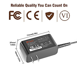 TAIFU 18V AC Adapter Switching Power Cord with 11 Tips for hrustmaster T128-X T128 T128X T248 T248X T248-X T300 RS T300RS Racing Wheel & Magnetic Pedals 4469027 6495643 4169097 Power Supply Cord