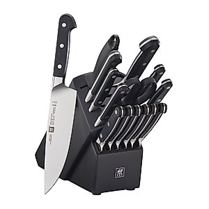 ZWILLING Pro 16-pc Knife Block Set - Black