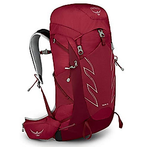 Osprey Talon 33L Men's Hiking Backpack with Hipbelt, Cosmic Red, S/M
