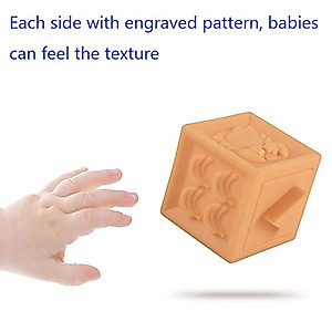 UNIQUE KIDS 12 PCS Playful Learning Alphabetical Sort & Stack Developmental Baby Soft Stacking Blocks Bath Toys | Engaging Education for Toddlers and Babies 6 Months +