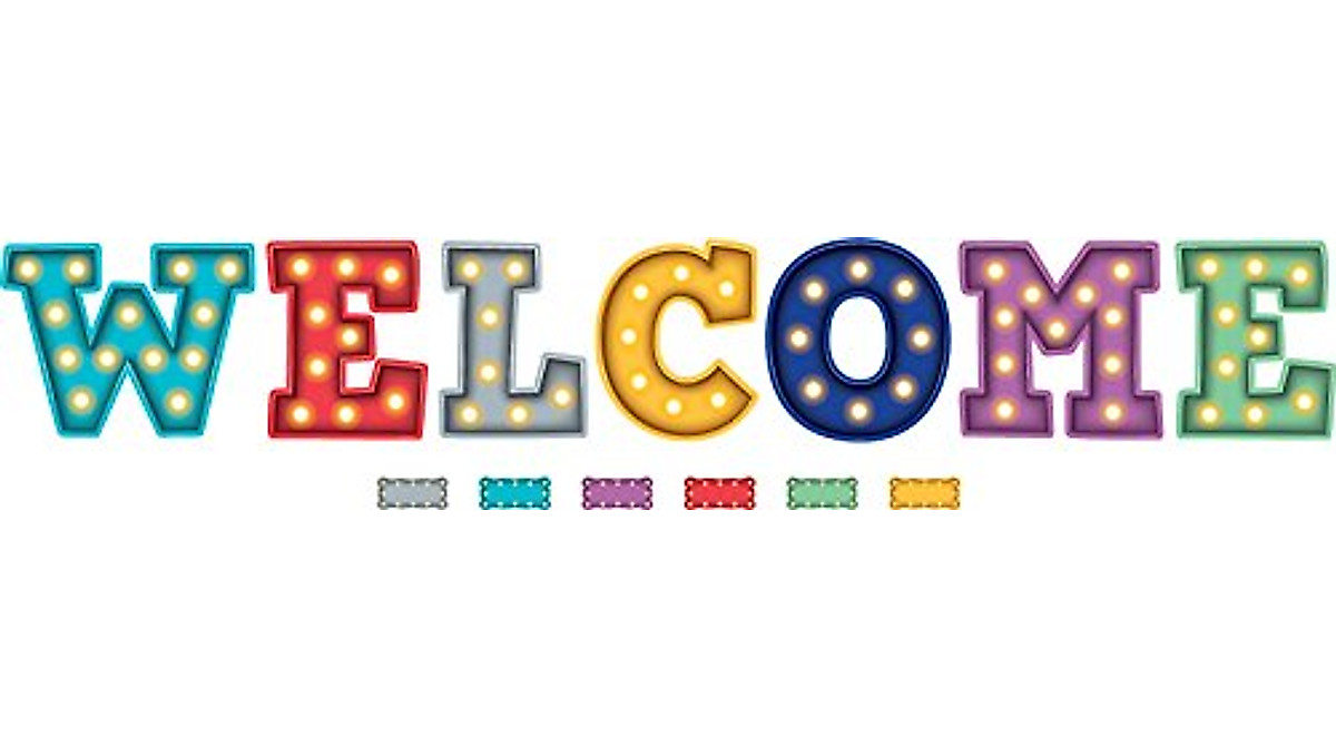 Colorful Welcome Bulletin Board Display for Classrooms