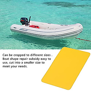 Astibym Repair Patches Kit, PVC Patches Set Professional 6pcs for Kayak(Yellow)