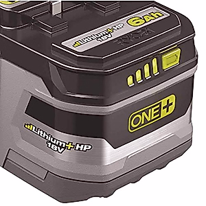Ryobi P193 18 Volt 6.0 Ah ONE+ Lithium-Ion LITHIUM+ HP High Capacity Compact Battery