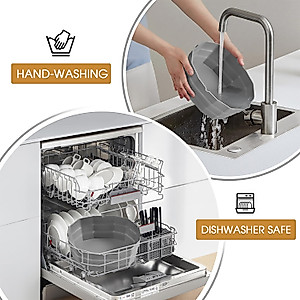 Slow Cooker Liners Compatible for Crock Pot 4-5 QT, Reusable Silicone Divider Insert, Leakproof & Dishwasher Safe, BPA Free, 3 PCS Bundle, Black