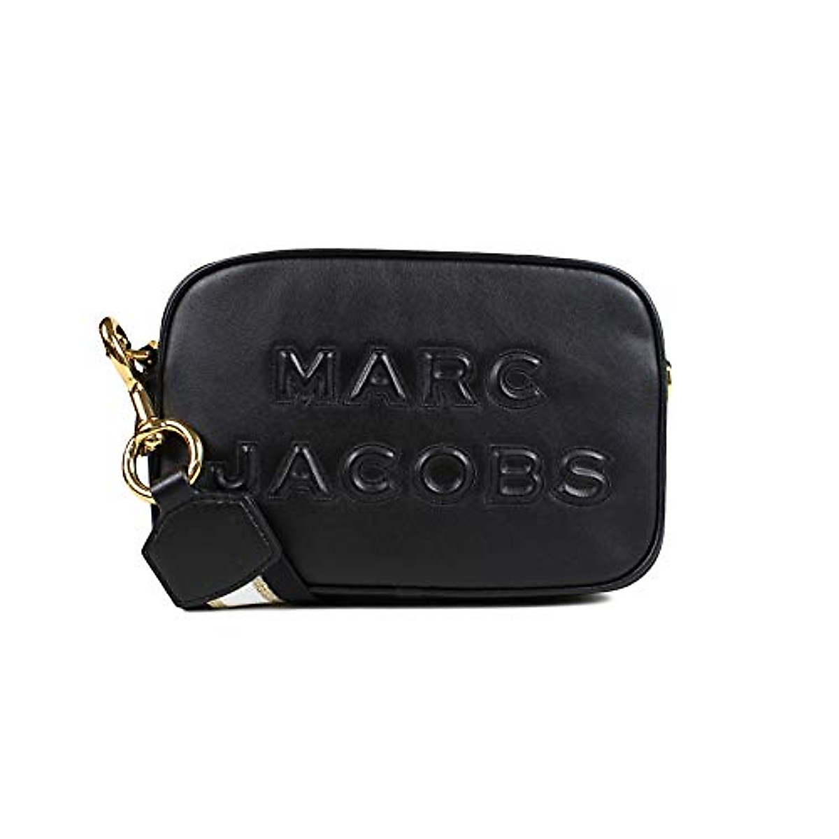 Marc Jacobs Flash Leather Crossbody Bag (Black Gold)