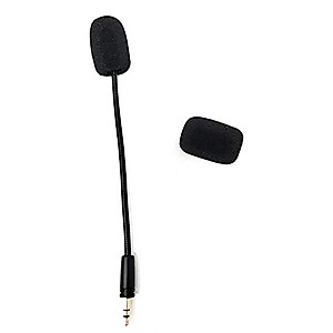 TNE for Turtle Beach 50x Recon Mic Replacement 3.5mm Game Microphone Boom for Ear Force XO Three XO Four Stealth Recon 150 50 50P 60P Camo Xbox One PS4 Gaming Headsets Premium with Lock
