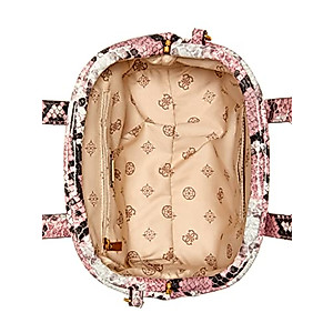 GUESS US Errin Snakeskin Small Frame Satchel