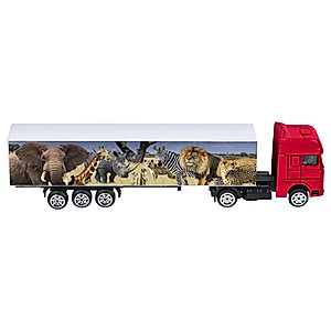 Rhode Island Novelty 7" Safari Tractor Trailer, 1 Piece per Order