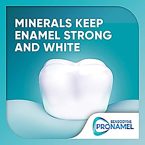 Sensodyne Pronamel Mineral Boost Enamel Toothpaste for Sensitive Teeth, to Replenish Minerals and Strengthen Enamel, Peppermint - 4 Ounces (Pack of 3)