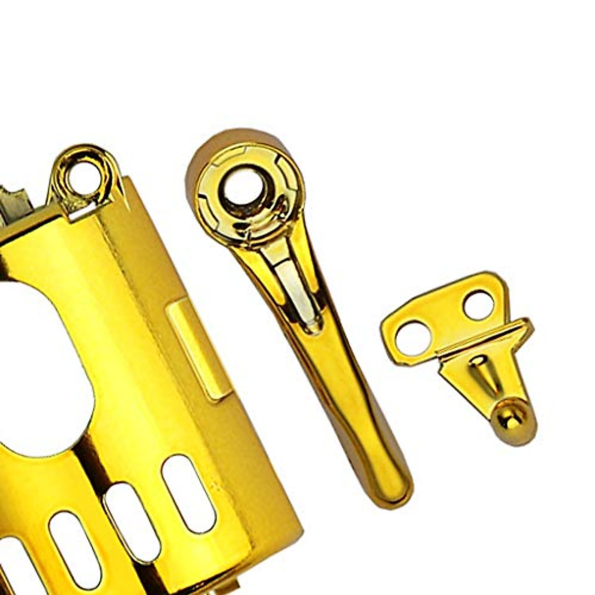 Serenable 3pcs/Set DIY Accessories Kit, Motor Cover, Adjustment Bar and Power Switch Fit for Wahl 8591 8148 8504 Cordless Magic Clips Clippers - Golden