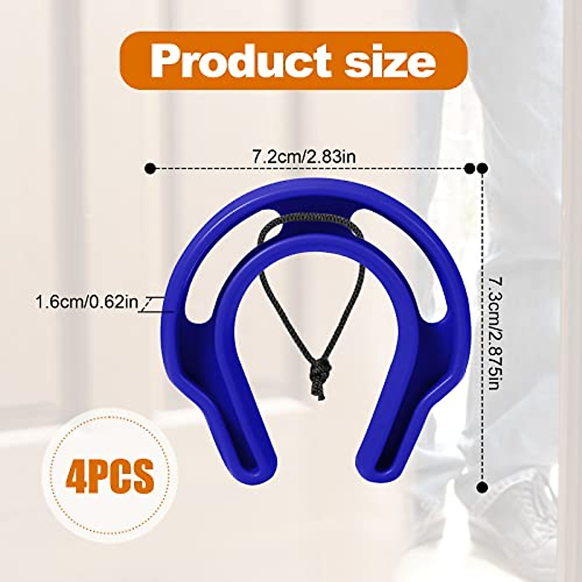 4pcs Door Jam, Tactical Door Stop Edge Door Jam Stopper for Law Enforcement Emergency Police for Quick Access to House Prevents Doors from Closing