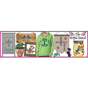 Crow Flock 2 Stencil - 4 Images Primitive Bird Stencil Raven Template Reusable Laser Cut Mylar Template for Painting Home Decor DIY Crafts - The Artful Stencil