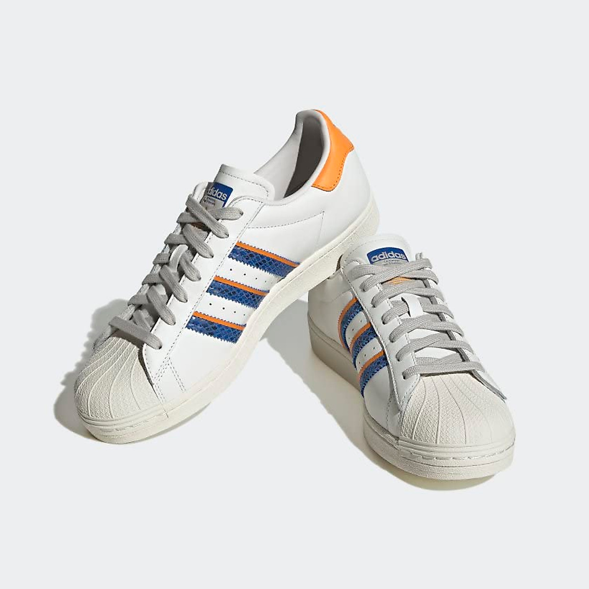 adidas Superstar Shoes Men's, Size 11, Core White/Team Orange/Orange Rush