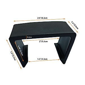 LeewooJardin 12 Pieces Outdoor Patio Furniture Clips for Wicker Sectional Couch Sofa Furniture Clips Wicker Rattan Furniture Connector Wicker Chair Clamps Clips Fastener Black