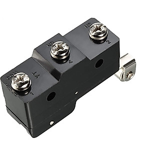 uxcell 2PCS Z-15GW2-B 1NO + 1NC Long Hinge Roller Lever Micro Action Switches