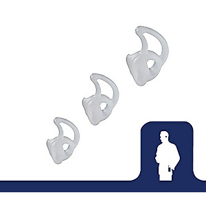Ear Phone Connection EP-FUA-C3 Ambidextrous Skeleton Ear Tip, 3 pcs (Small, Medium and Large), Clear