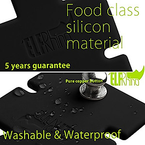 ELFRhino Headphone Case Cord Organizer Earbuds Holder Earphones Case Wrap Winder Headset Keeper Cord Manager Cable Organizer Black