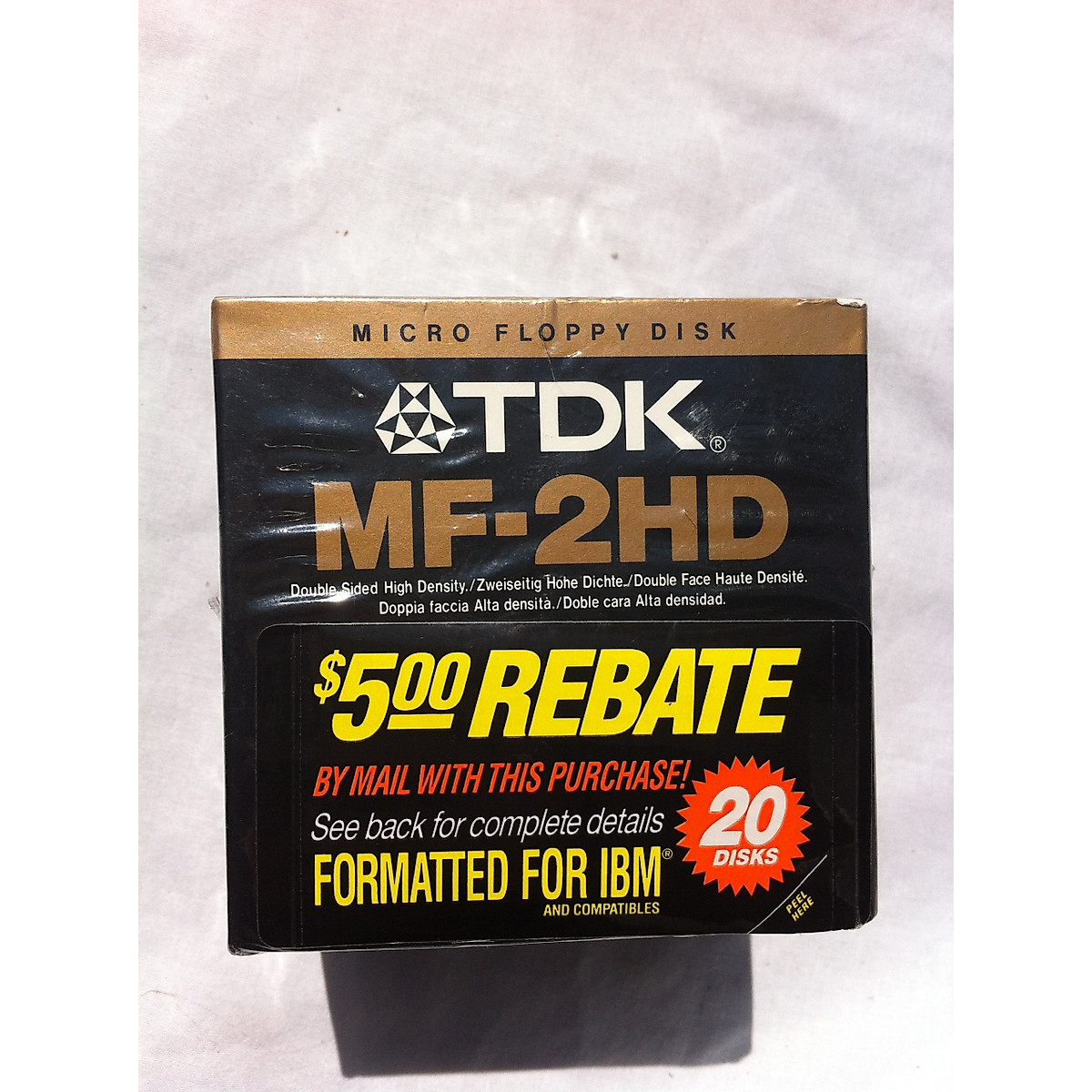TDK MF-2HD Floppy Disks -- 20 Pack