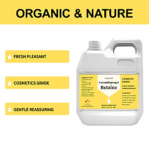 Hznxolrc 80 fl oz Pure Cocamidopropyl Betaine Natural Surfactant, Premium Coco Betaine Liquid, Cosmetics Grade