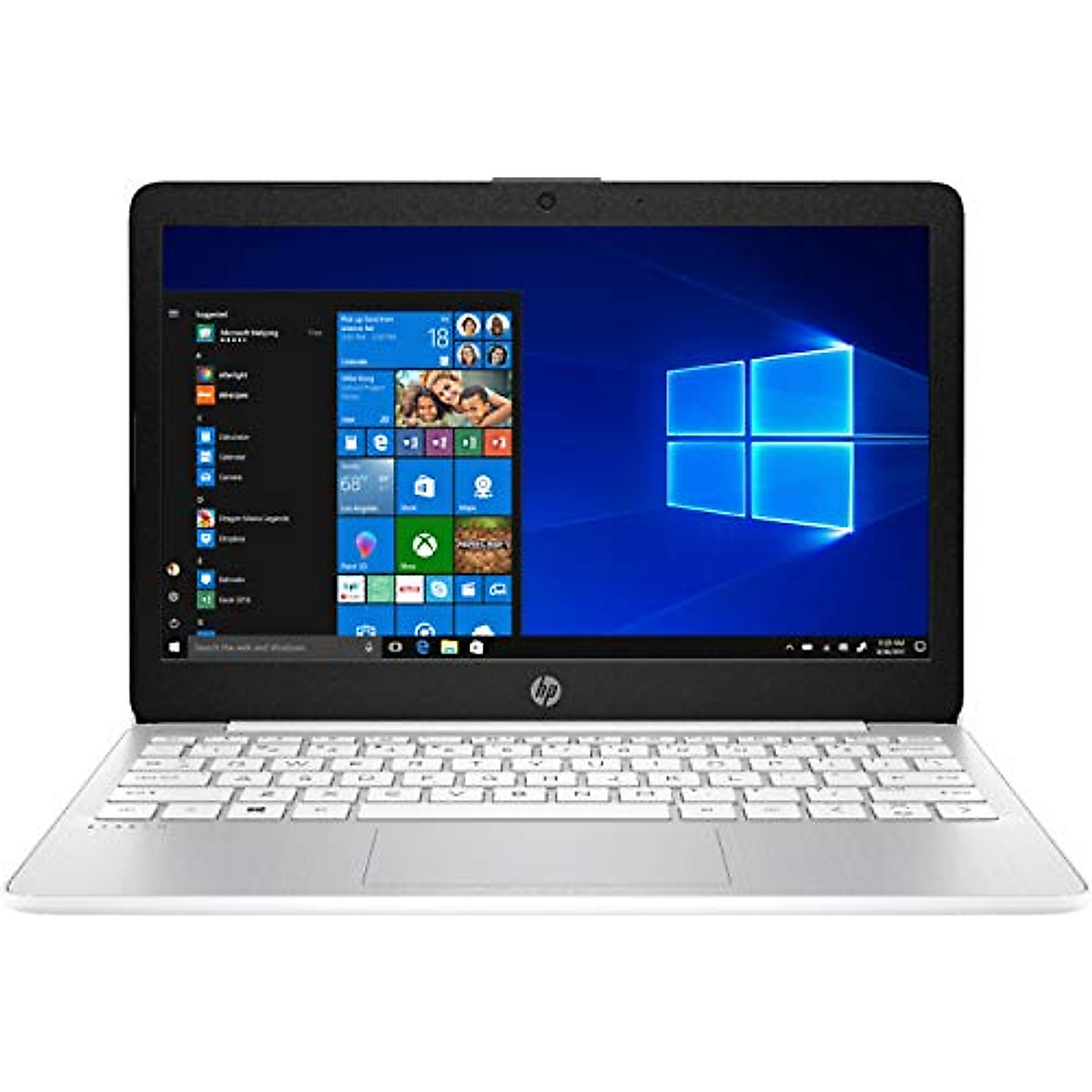 2022 HP Stream 11.6 Inch HD Laptop, Intel Celeron N4000, 4GB RAM, 64GB eMMC, Webcam, Windows 10 S with Office 365 Personal for 1 Year (Google Classroom or Zoom Compatible) /Legendary Accesorries