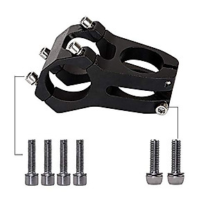 Free-fly Bike Stem 40mm Short Bicycle Stem Handlebar Riser Extender for Road Bike, Mountain Bike, MTB, BMX, Cycling (Blue)