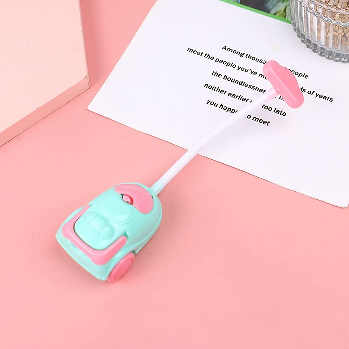 10Pcs/Set Dollhouse Furniture Miniature Dollhouse Cleaning Supplies Mini Cleaning Toy - Mop Dustpan Bucket Brush Doll House Accessories