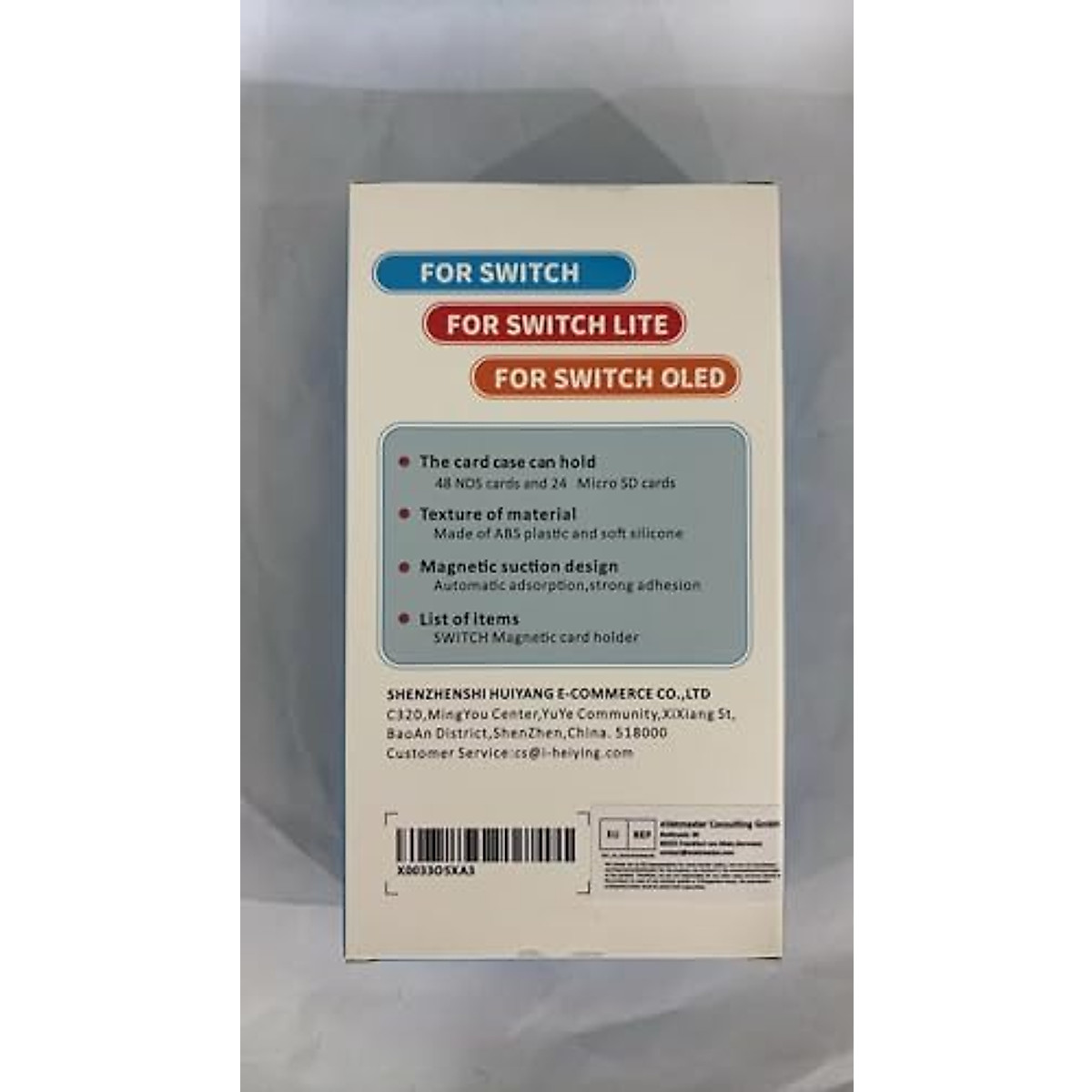 HEIYING Game Card Case for Nintendo Switch&Switch OLED,Customized Pattern Switch Lite Game Card Case with 48 Game Card Slots and 24 Micro SD Card Slots