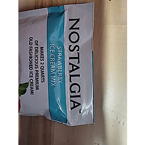 NOSTALGIA STRAWBERRY ICE CREAM MIX