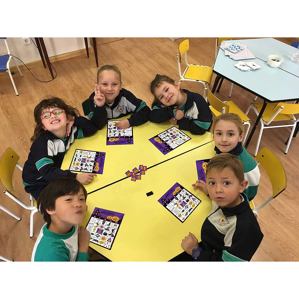 Funnlot Halloween Bingo Game Halloween Party Games for Kids 24 Players Halloween Bingo Game Cards for School Classroom Family Activities Halloween Party Favors