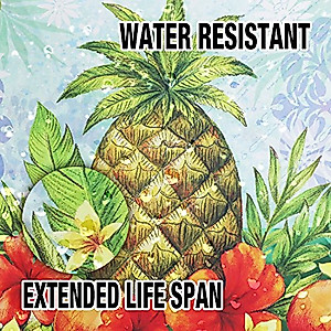 LAYOER Garden Flag 12.5 x 18 Inch Home House Double Sided Pineapple Flowers Welcome