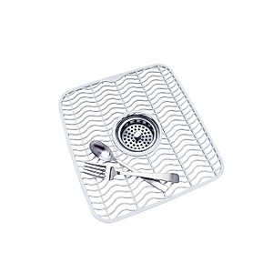 Rubbermaid White Twin Sink Mat 1295-06-WHT