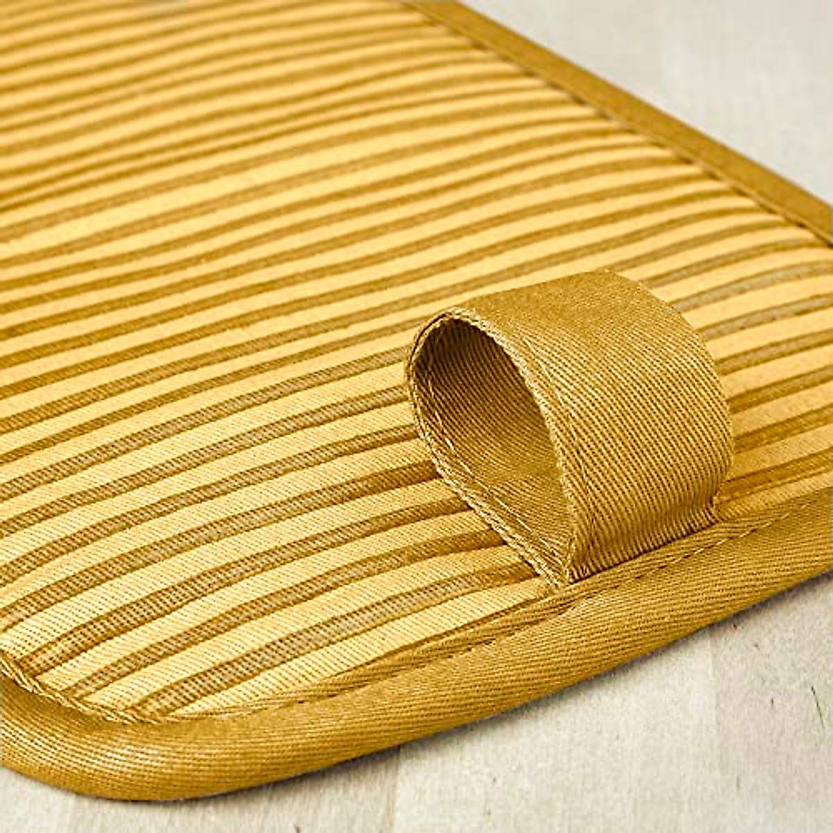 KitchenAid Beacon Two-Tone Non-Slip Pot Holder Set, Majestic Yellow, 7"x10", 2 Piece