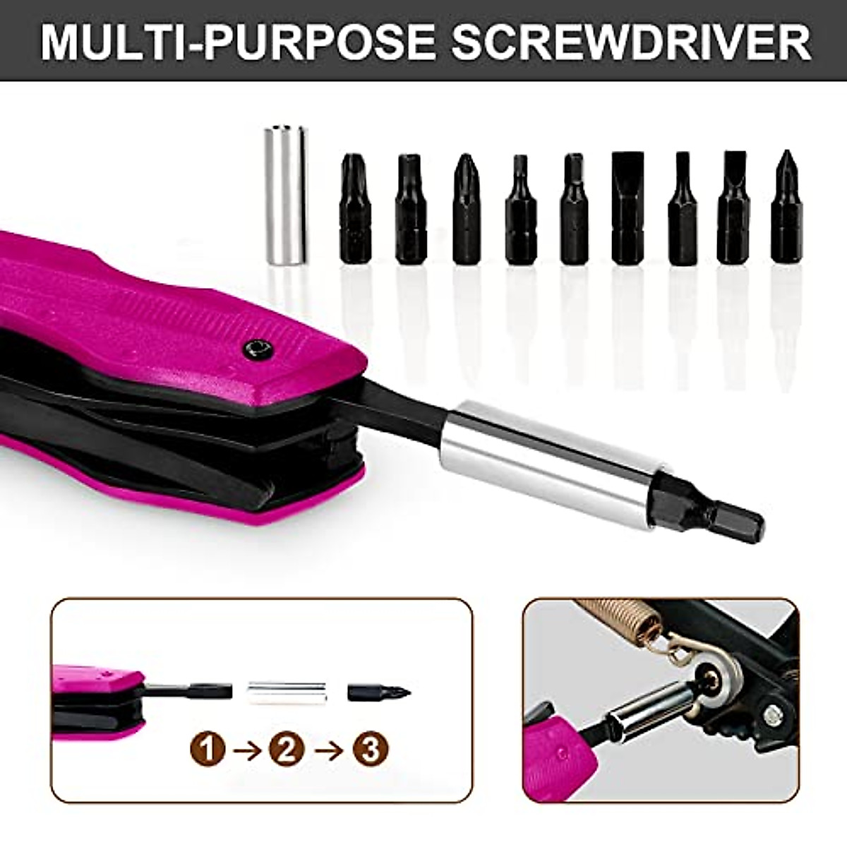 Titorld Gifts for Women Men, Pocket Knife Multitool, Christmas Stocking Stuffers, Unique Camping Hunting Fishing Birthday Gift Ideas for Husband Him Boyfriend, Cool Gifts