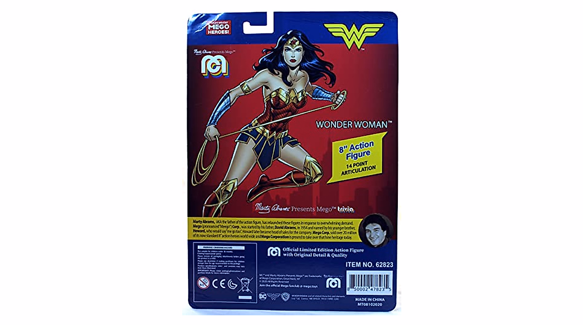 Mego Wonder Woman 8" Action Figure - Collectible Hero