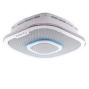 First Alert Onelink Safe & Sound - Smart Hardwired Smoke + Carbon Monoxide Alarm and Premium Home Speaker with Amazon Alexa
