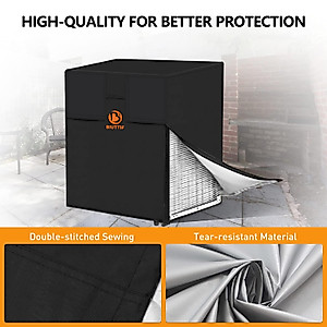 Air Conditioner Cover for Outside Units - 36x36x39 inches, Central AC Winter Covers for Outside, Waterproof Anti-Hail Windproof Design