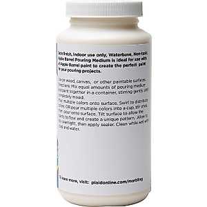 Apple Barrel Pouring Medium, 44840E Acrylic, 16 oz, 16 Fl Oz