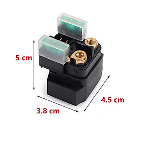 Starter Solenoid Relay for Yamaha ，ATV Starter Solenoid for YFM 350 400 450 660 - Raptor Grizzly Kodiak Wolverine Big Bear -for Yamaha 2003 2004 2005 2006 2007 2008 (2 Pack) by Lucky Seven