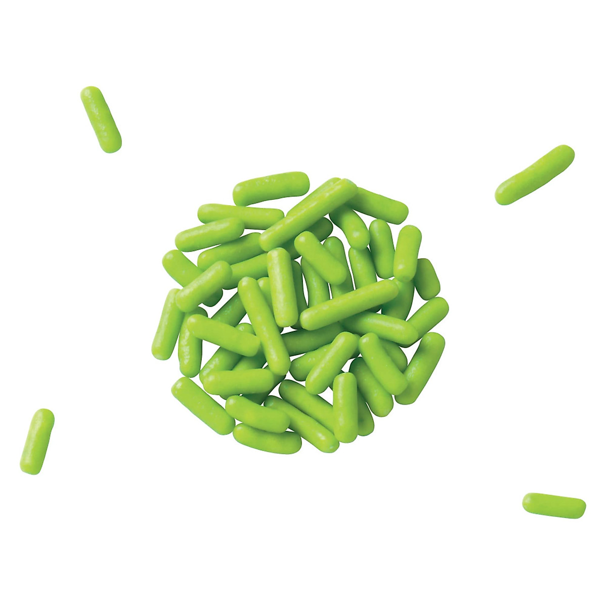 DecoPac Lime Green Sprinkles | Extra Large 26oz Pack | Cake Sprinkle Mix, Fancy Sprinkles For Cake Decorating, Handheld Container, Candy Sprinkles, Cake Sprinkles - Lime Green