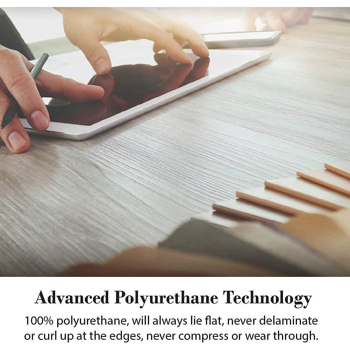 WellnessMats CompanionMat Anti-Fatigue Comfort & Support - Non-Slip with Handle - 18"x22"x 3/4" Black