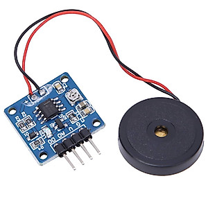 Vibration Switch Sensor Module, Piezoelectric Vibration Tapping Sensor Module Vibration Switch Module 5.0V AD/DO (1)