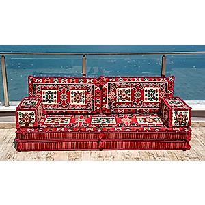 8" Thickness Meditation Yoga Mat, Loveseat Sofa, Healing Room Floor Cushion, Pallet Sofa, Floor Couch, Sectional Sofa, Arabic Majilis, Arabic Jalsa, Sofa Covers