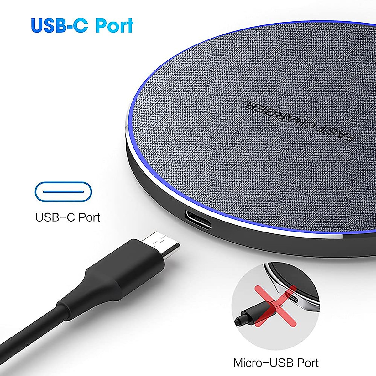 Fast Wireless Charger,20W Max Wireless Charging Pad Compatible with iPhone 16/15/14/13/12/SE/11/11 Pro/XS Max/XR,AirPods;FDGAO Wireless Charge Mat for Samsung Galaxy S24/S23/S22/Note,Pixel/LG