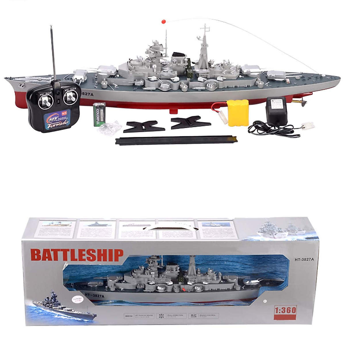 German Bismarck Military Battleship 1/360 RC 28" Warship R/C Cruiser