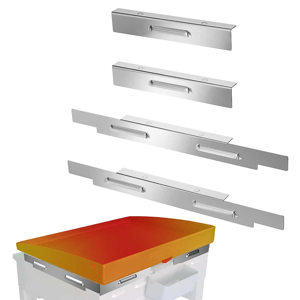 Upgraded Wind Guards for 22 inch Blackstone Griddle, Blackstone Griddle Accessories, Magnetic 430 Stainless Steel Wind Screens, Hold Heat, Protect Flame, Save Gas