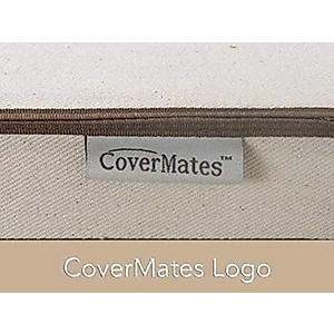 Covermates Keepsakes – Canvas Storage Bag - Premium Canvas - Carrying Handles -Dual Zipper Pulls - Indoor Storage-Natural