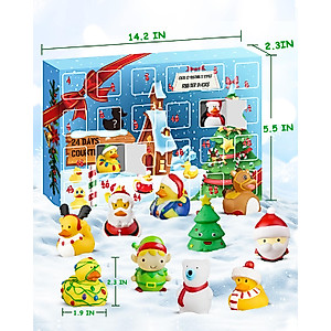Rubber Duck Advent Calendar 2023, Christmas Ducks Bath Toys Advent Calendar for Kids, Rubber Duckie for Jeep Ducking, Advent Calendars, Toddler, Baby, Girls, Boys, Adult, Kids Advent Calendar 2023